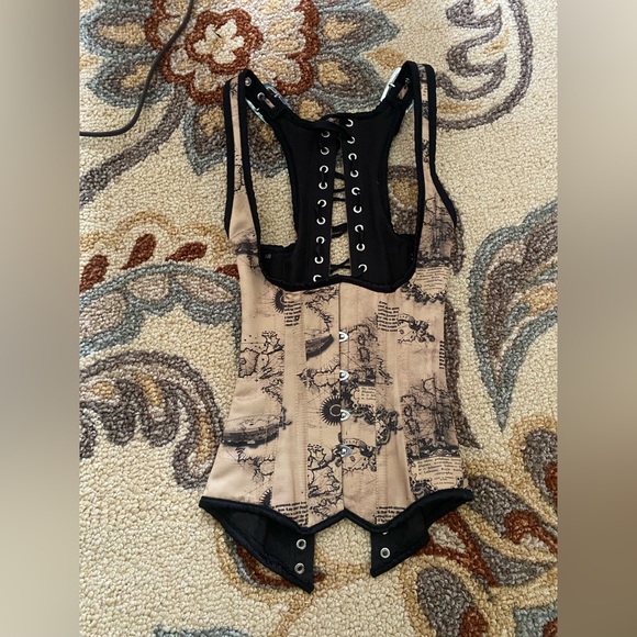 Tops | Map Corset | Poshmark